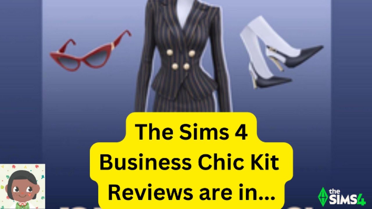 The Sims 4 Business Chic Kit Review - YouTube