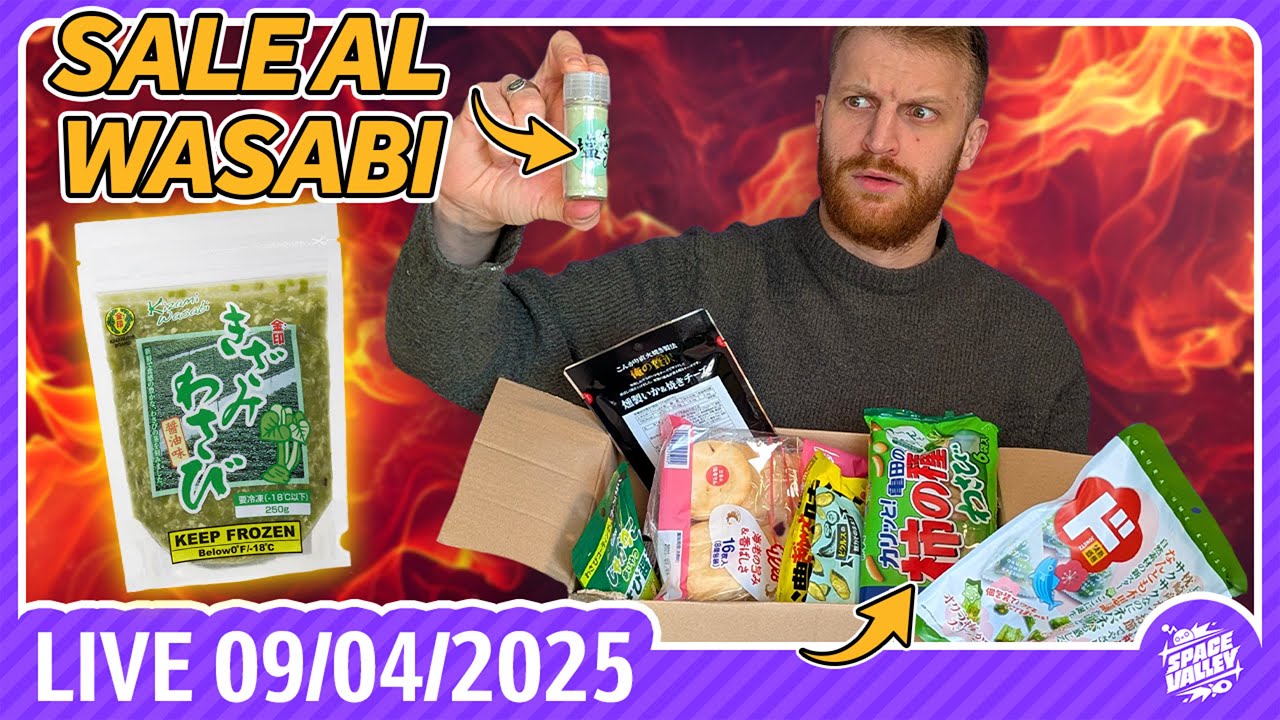 Un pacco dal Giappone pieno di Wasabi! - Space Valley Live del 09/04/25 - YouTube