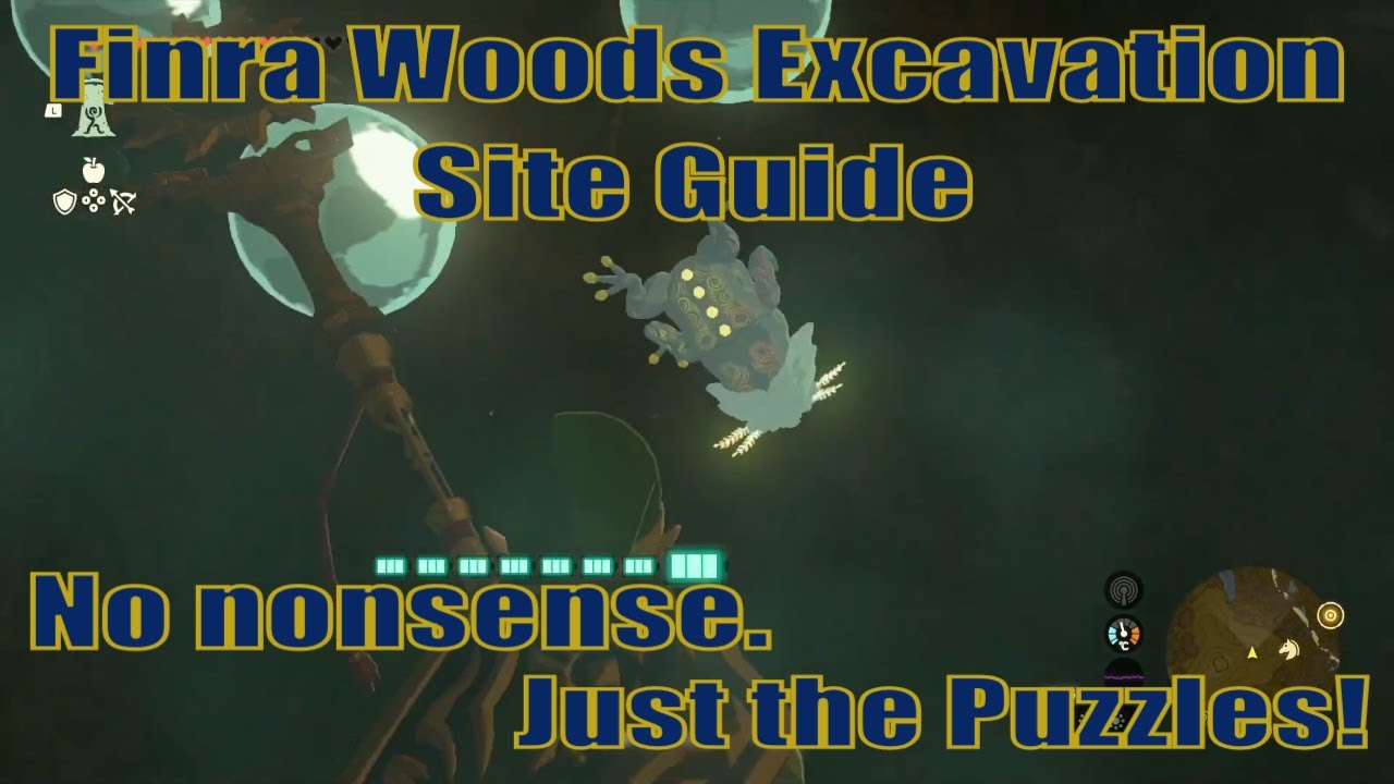 Finra Woods Excavation Site guide & Bubbulfrog location - Faron Woods ...