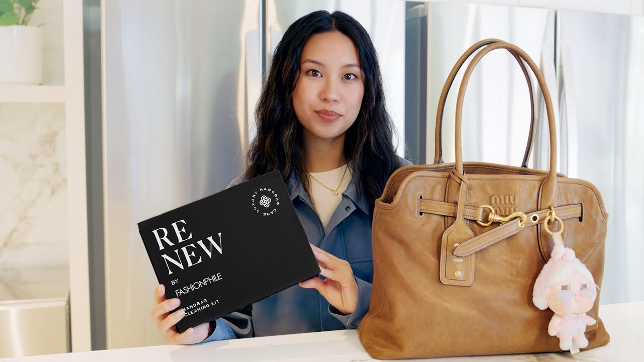 Meet the ReNew Handbag Cleaning Kit: Sandiela's ReNew Ritual - YouTube