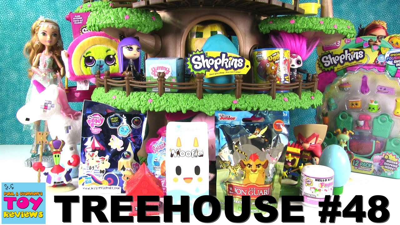 Blind Bag Treehouse #48 With Simon Unboxing | Shopkins Play-Doh ...