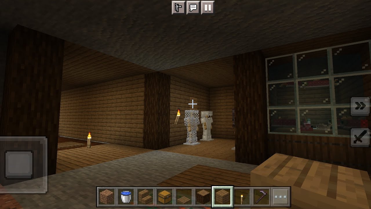 how to build spruce themed secret base. part 2/3:the rooms - YouTube