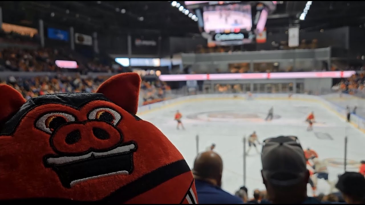 First IceHogs Game - Exploring Downtown Rockford - YouTube