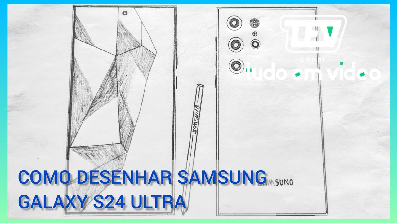 COMO DESENHAR GALAXY S24 ULTRA. HOW TO DRAW GALAXY S24 ULTRA. - YouTube