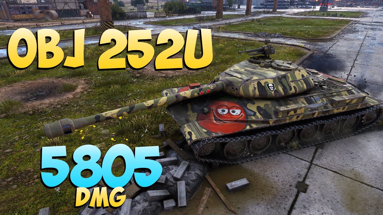 Obj 252U - 4 Kills 5.8K DMG - Unsurpassed! - World Of Tanks - YouTube