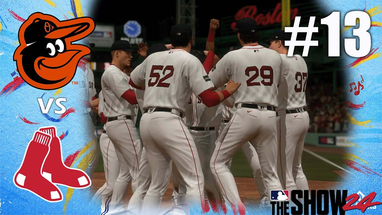MLB The Show 24 | Red Sox Franchise Mode | #13 | Late Inning Drama! - YouTube