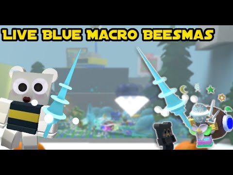 Live (Blue Macro Beesmas) Bee Swarm Simulator - YouTube
