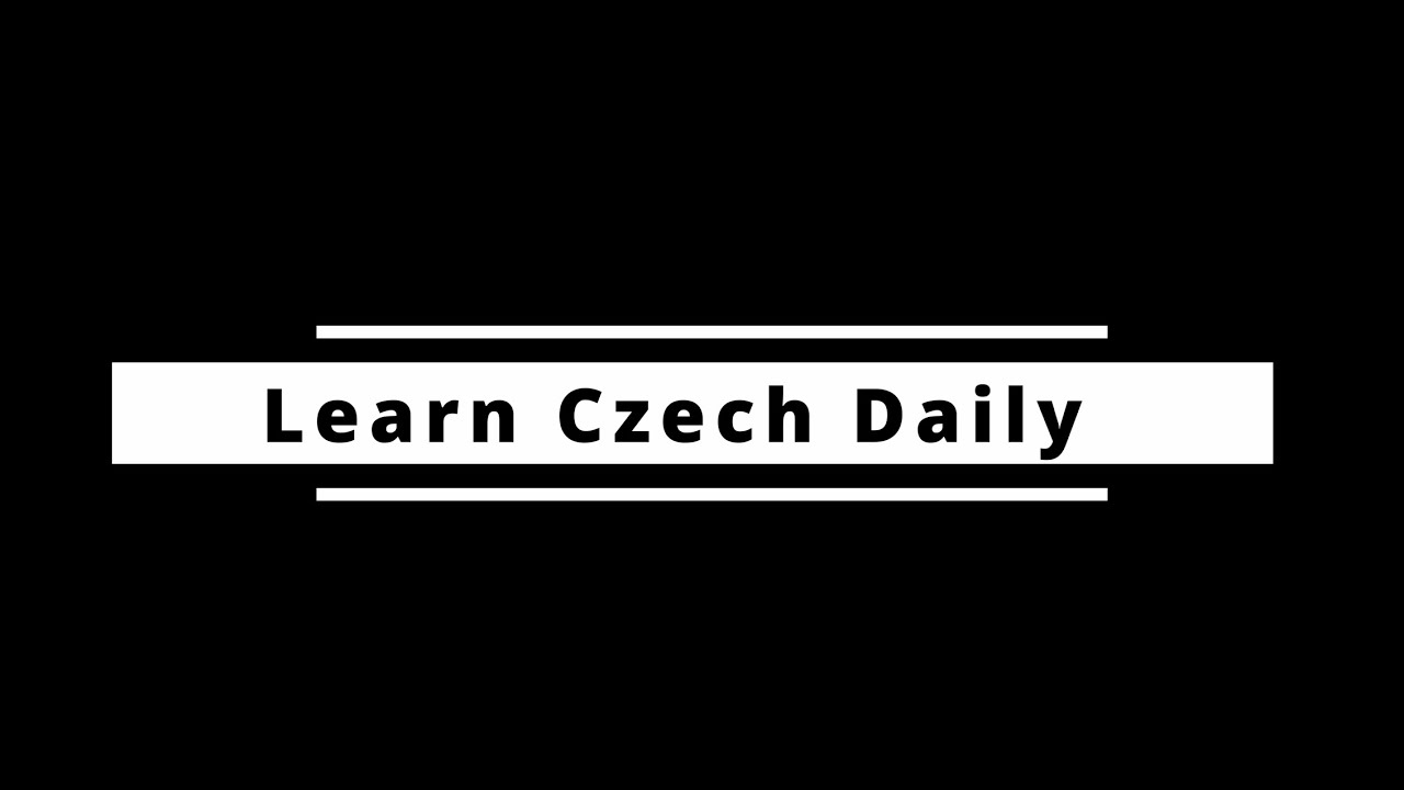 Street and car basic sentences in Czech - YouTube