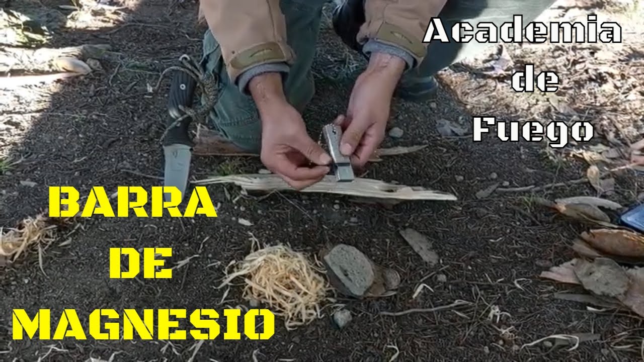 Cómo usar barra de magnesio #survivalskills - YouTube