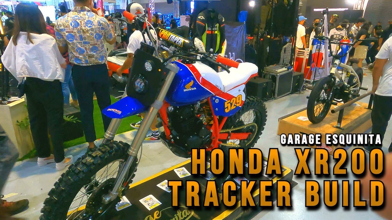 HONDA XR200 CUSTOM TRACKER by GARAGE ESQUINITA || MOTOBUILDS PILIPINAS ...