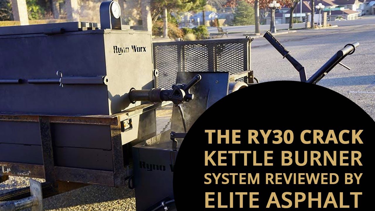 The RY30 Crack Kettle Burner System Reviewed by Elite Asphalt - YouTube