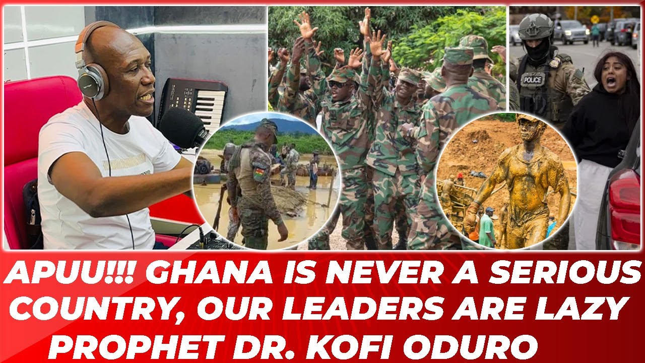 APUU!!! GHANA IS NEVER A SERIOUS COUNTRY, OUR LEADERS ARE LAZY ...