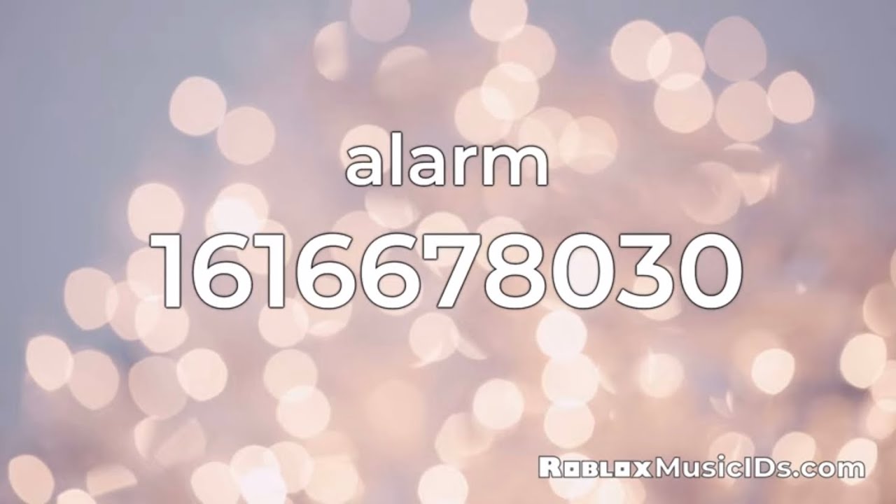 Roblox Alarm Sound Effect - YouTube