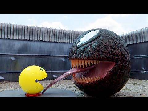 Pacman VS Monsters Compilation V2 |Venom, Siren Head, Long Horse - YouTube