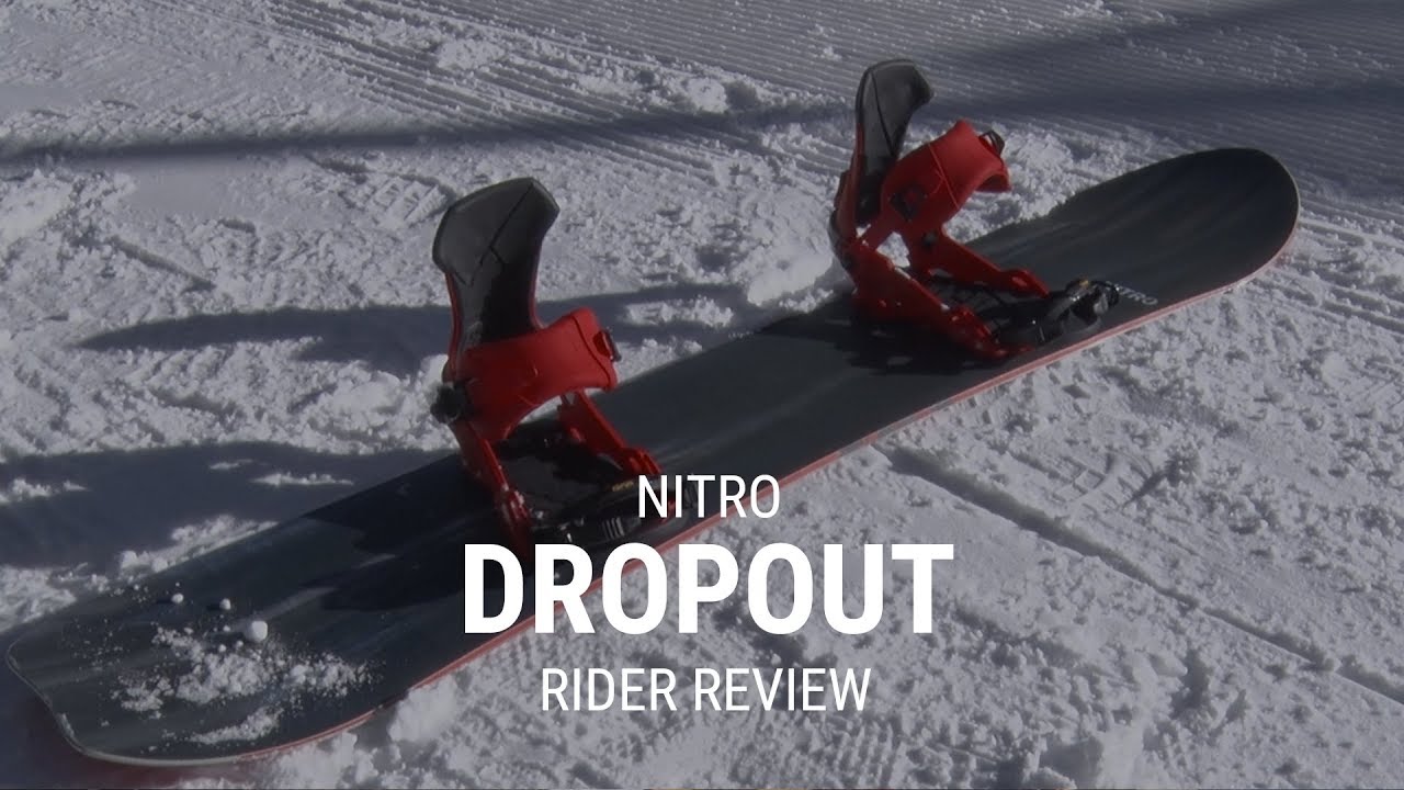 Nitro Dropout 2019 Snowboard Rider Review - Tactics.com - YouTube