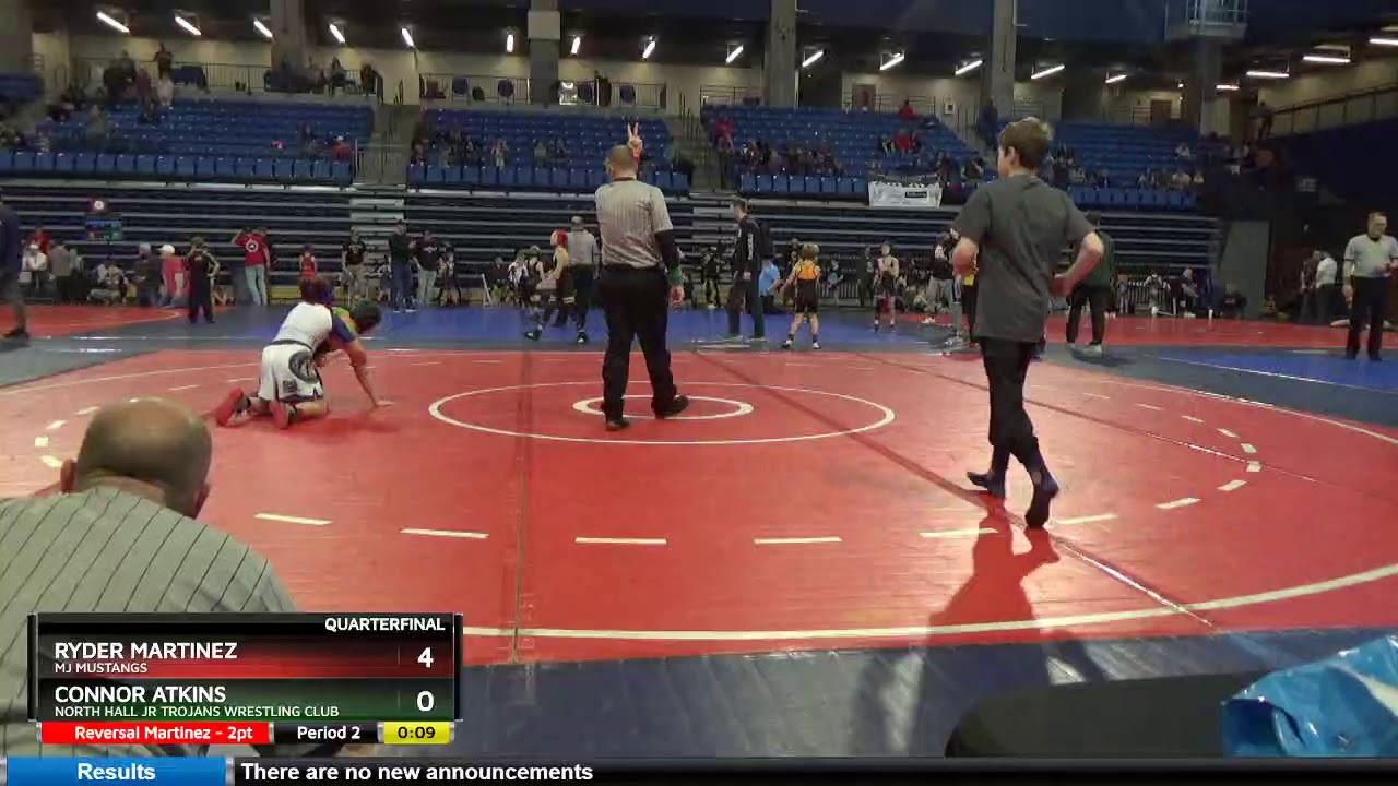 10U 84 Ryder Martinez MJ Mustangs Vs Connor Atkins North Hall Jr ...