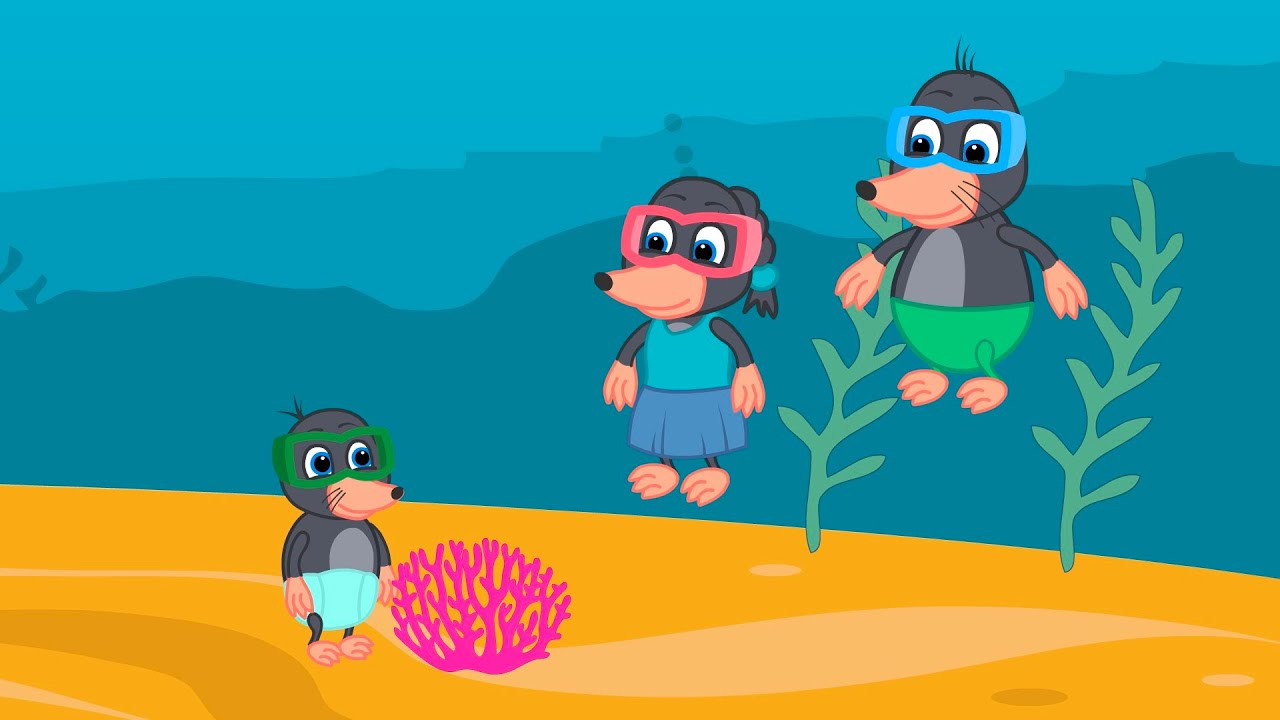 Benny Mole and Friends - Seaweed Cartoon for Kids - YouTube