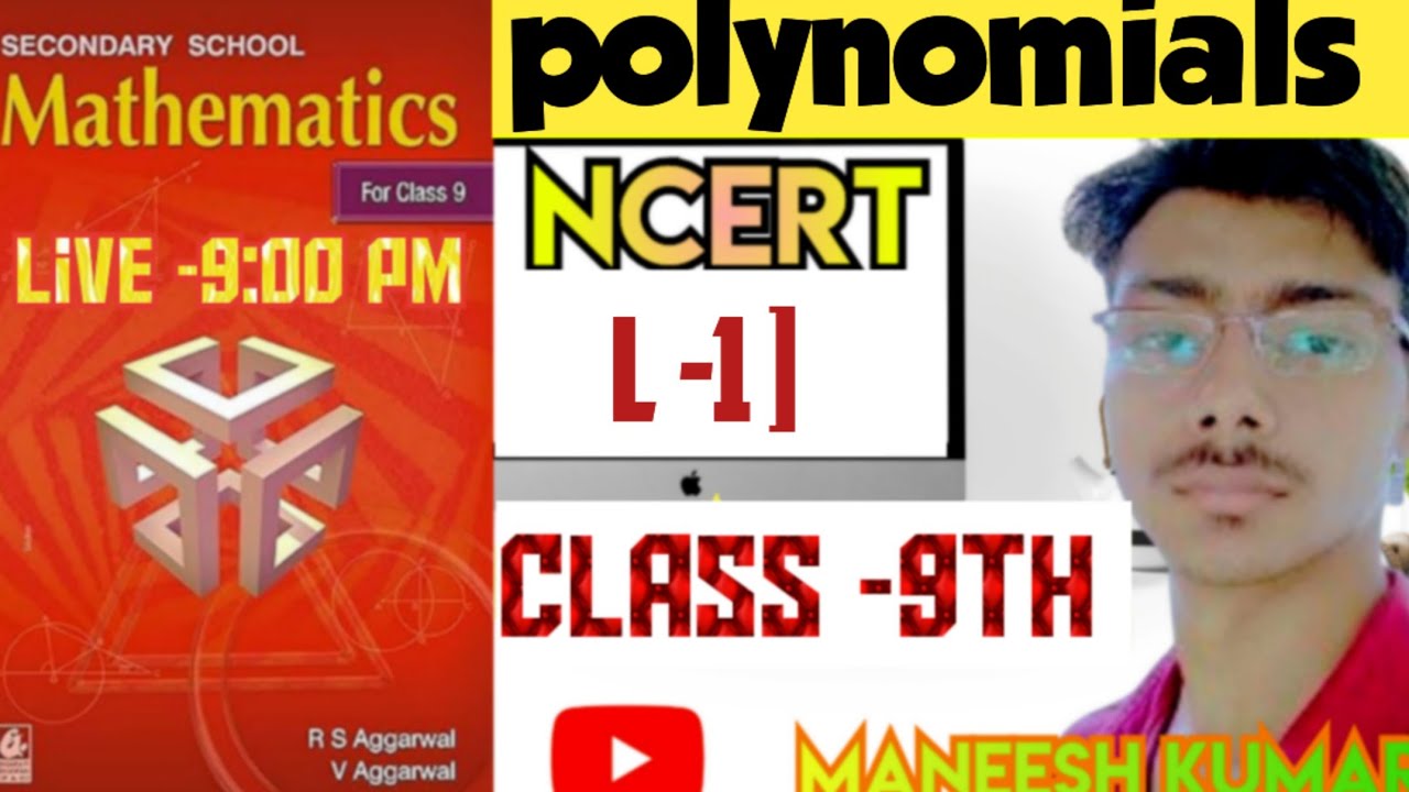 L-1) Rs Aggarwal Class 9 Chapter 2 |Introduction | Polynomials | Class ...