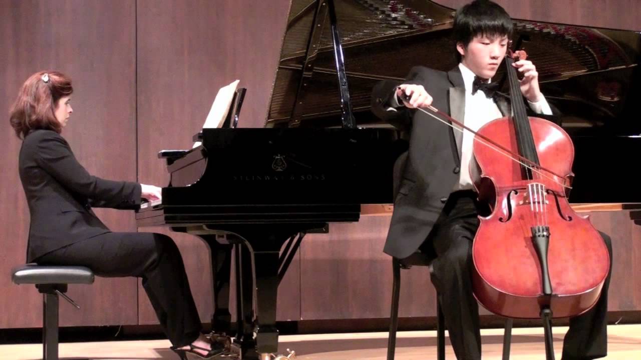 Justin Park Cello Senior Recital 2011 - YouTube