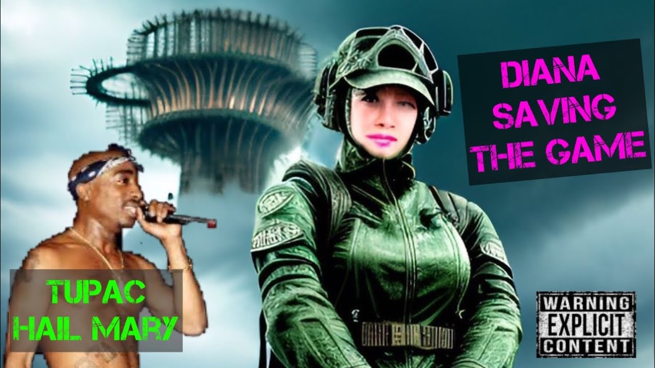Last minute game save by DIANA🔥Tupac Shakur Hail Mary song #tacticool # ...