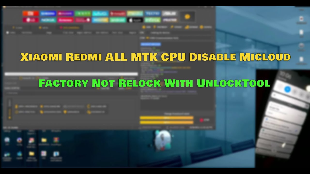 Xiaomi Redmi ALL MTK CPU Disable Micloud Factory Not Relock With ...