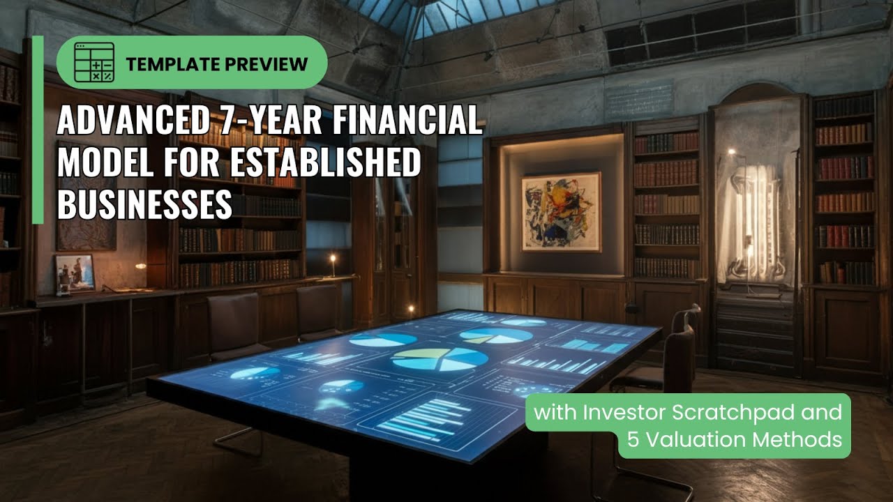 Advanced 7-Year Financial Model for Established Businesses with ...