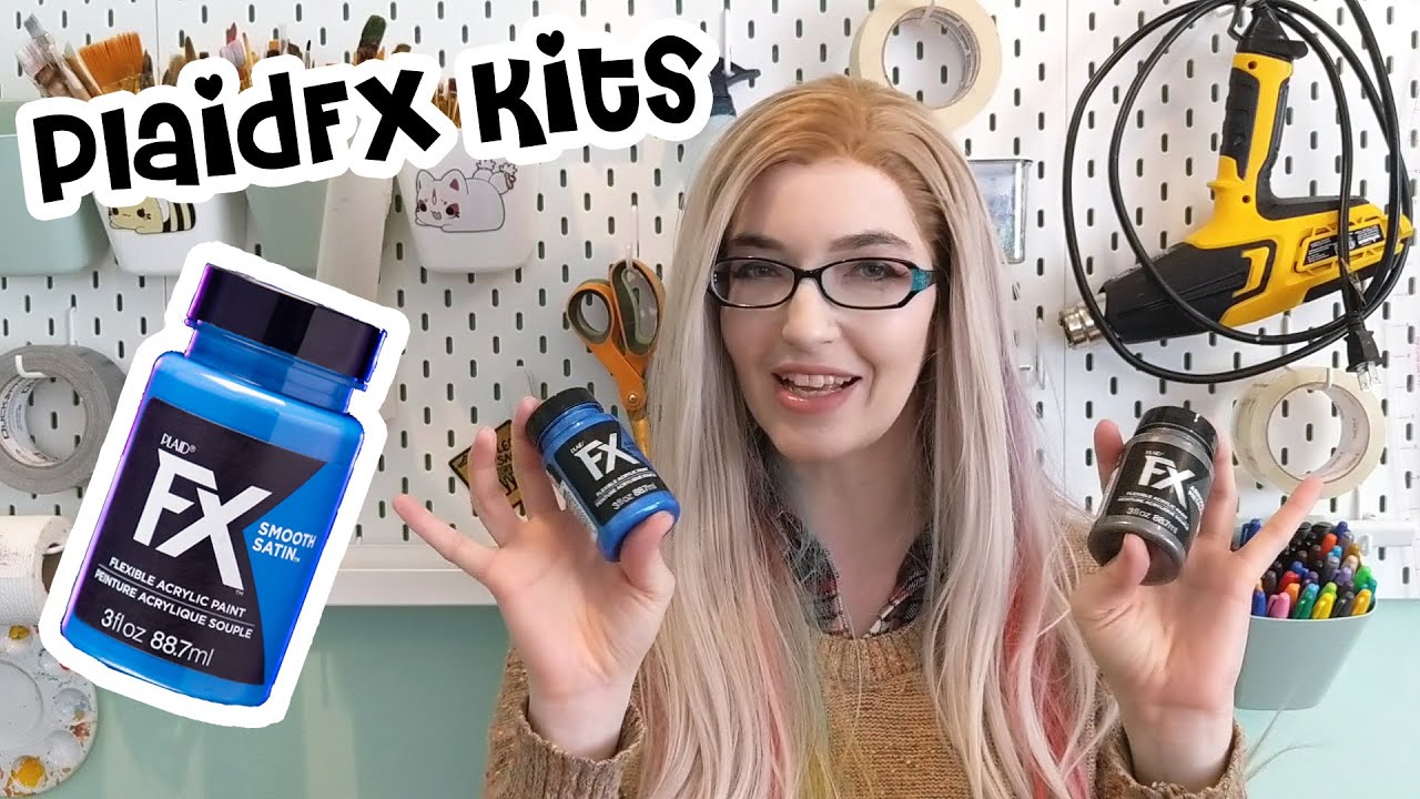 PlaidFX Flexible Paint Kits: unboxing and color review - YouTube