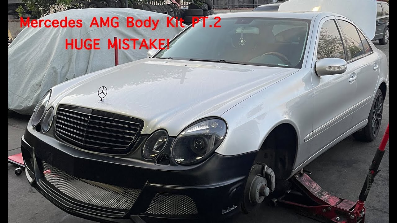 AMG Body Kit Install (pt.2) - YouTube