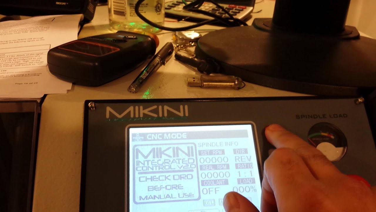 Mikini 1610L seamless vfd integration - YouTube