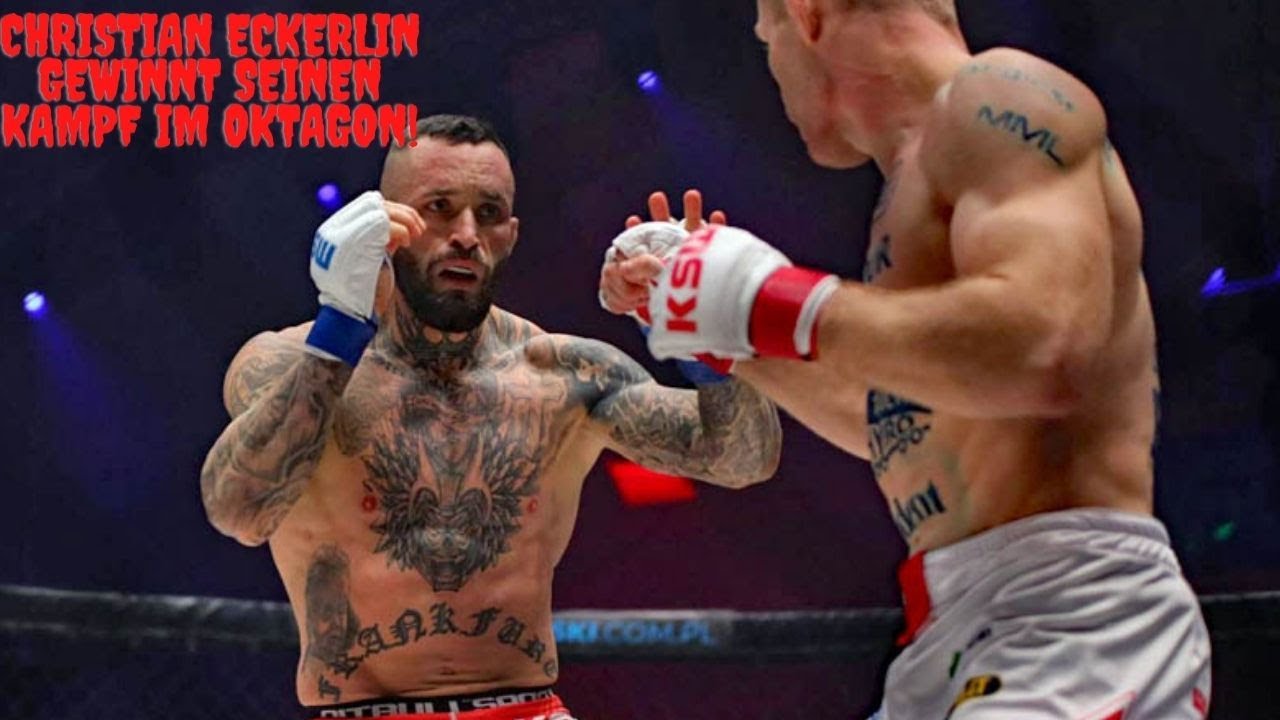 Christian Eckerlin gewinnt seinen Kampf im Oktagon vs. palaiologos ...