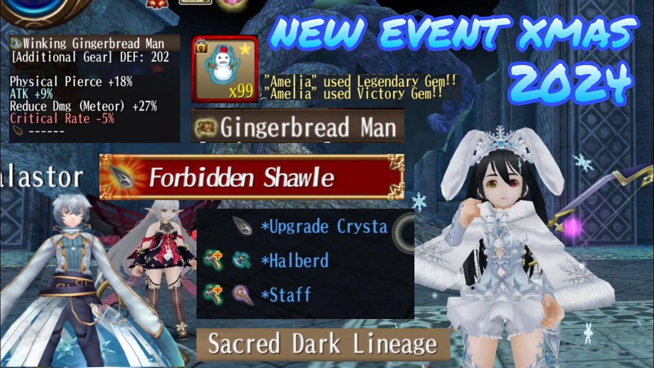 toram online - new update xmas 2024 boss forbidden shawle review ...