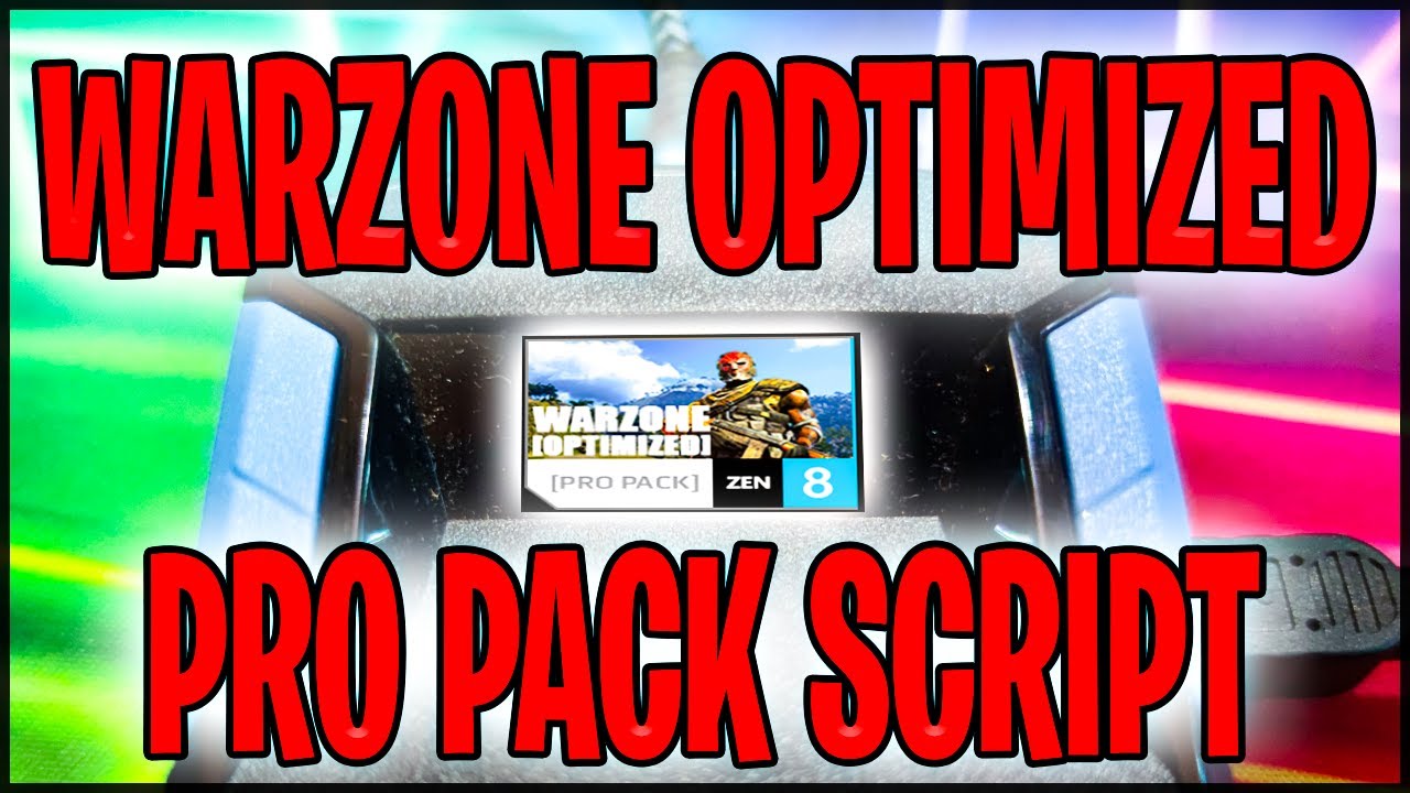 New Script Warzone Optimized Pro Pack - YouTube