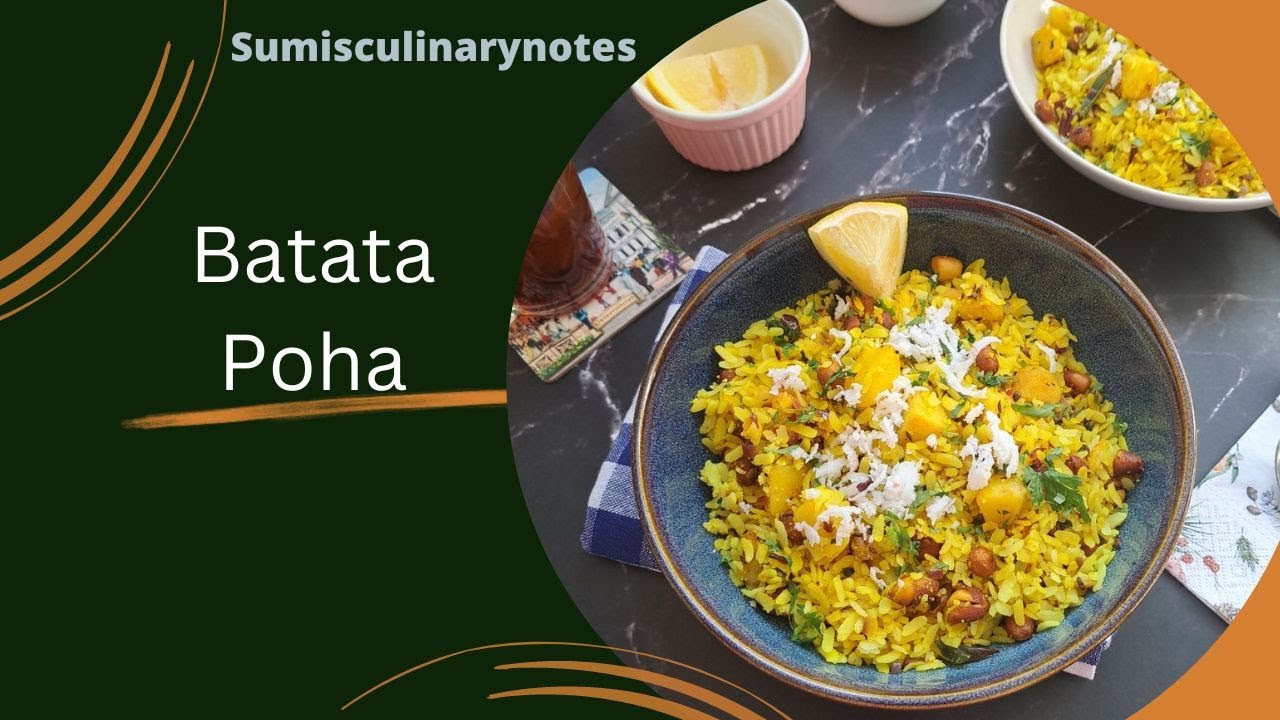 Batata Poha Recipe | Fast & Tasty Breakfast Idea - YouTube