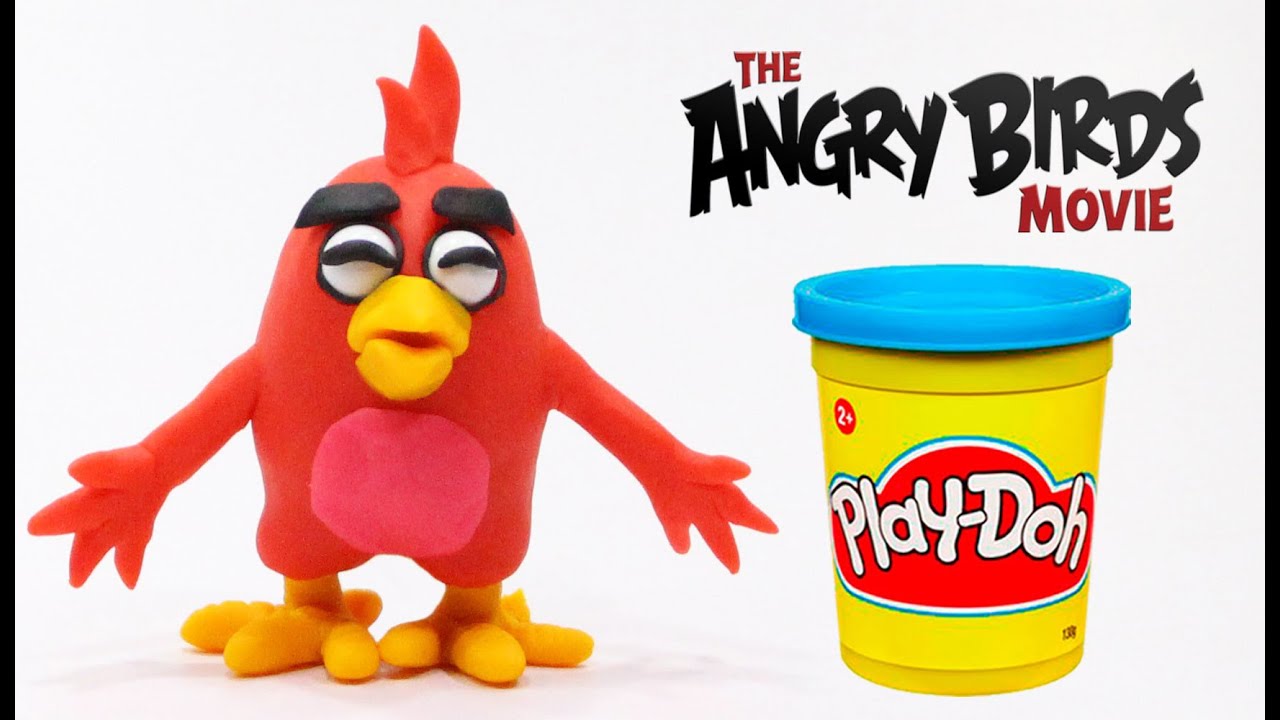 The Angry Birds Play Doh Stop Motion Clay Animation in Real Life [4K ...