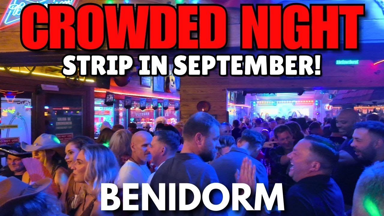 Benidorm - CROWDED Nightlife in September! 😲🥂┃PACKED Bars, Clubs ...