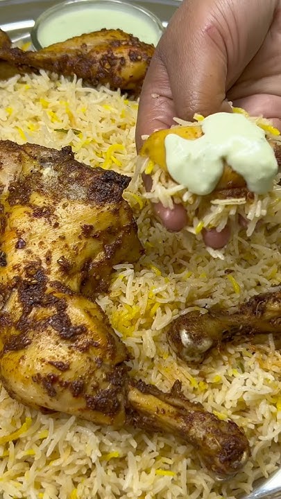 Chicken Mandi Recipe | Mandi recipe | Arabic rice recipe #shortvideo # ...