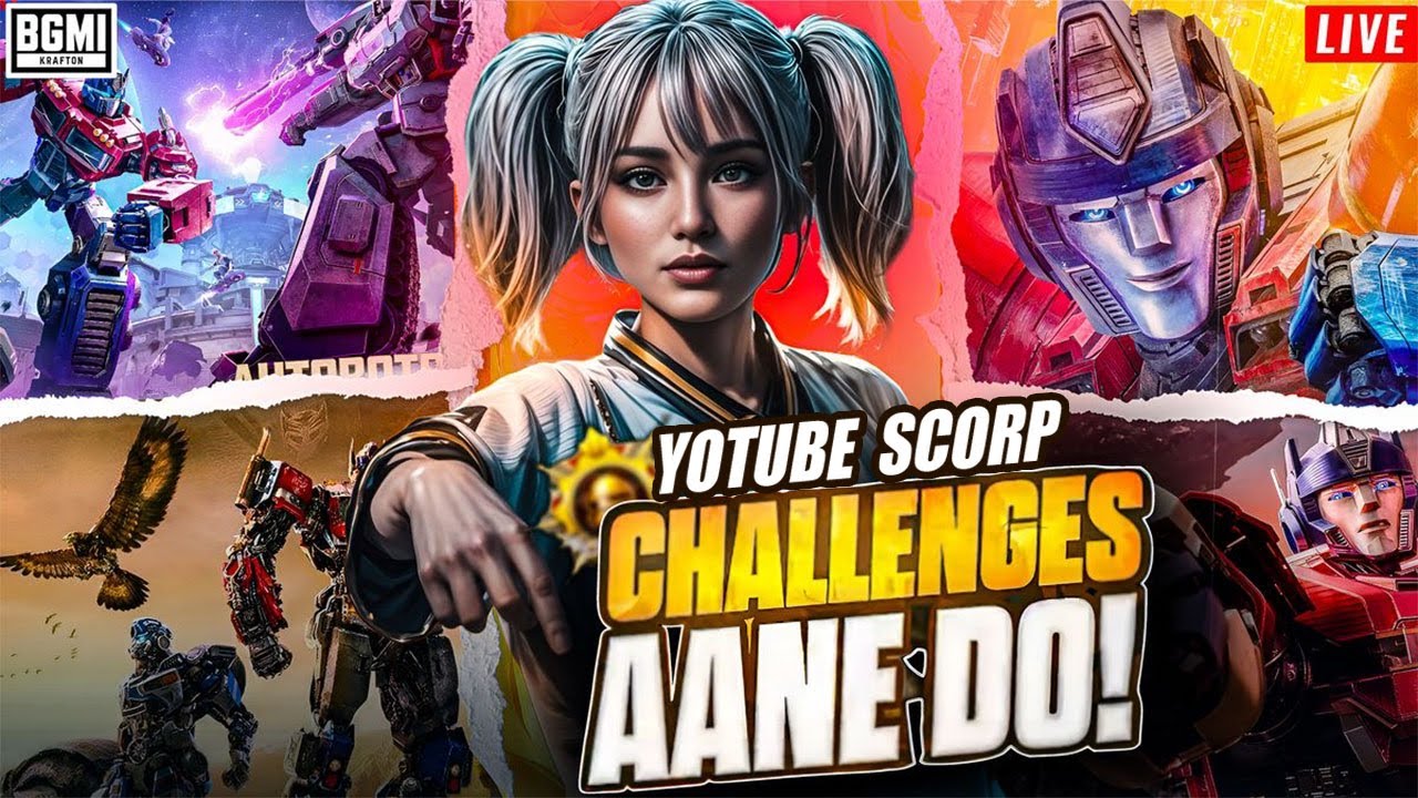 CHALLENGES AANE DO 🎯/ LIVE WITH SCORP LETS COUNT CHICKEN STREAKS - YouTube