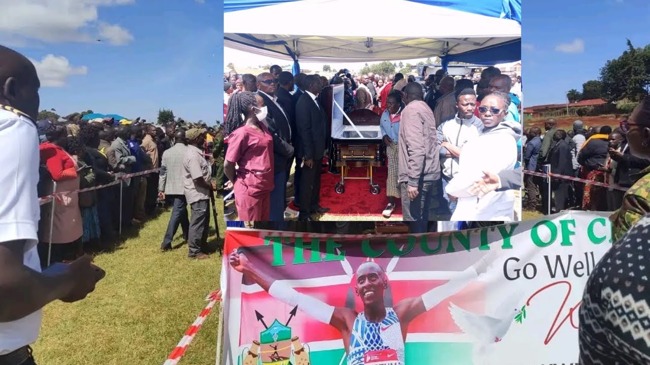 SEE HOW KELVIN KIPTUM BODY ARRIVED IN ITEN GROUNDS FOR PUBLIC VIEWING ...