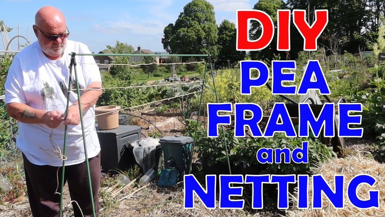 DIY Pea Netting and Frame – Cheap and Easy Seagrass & Jute Garden ...