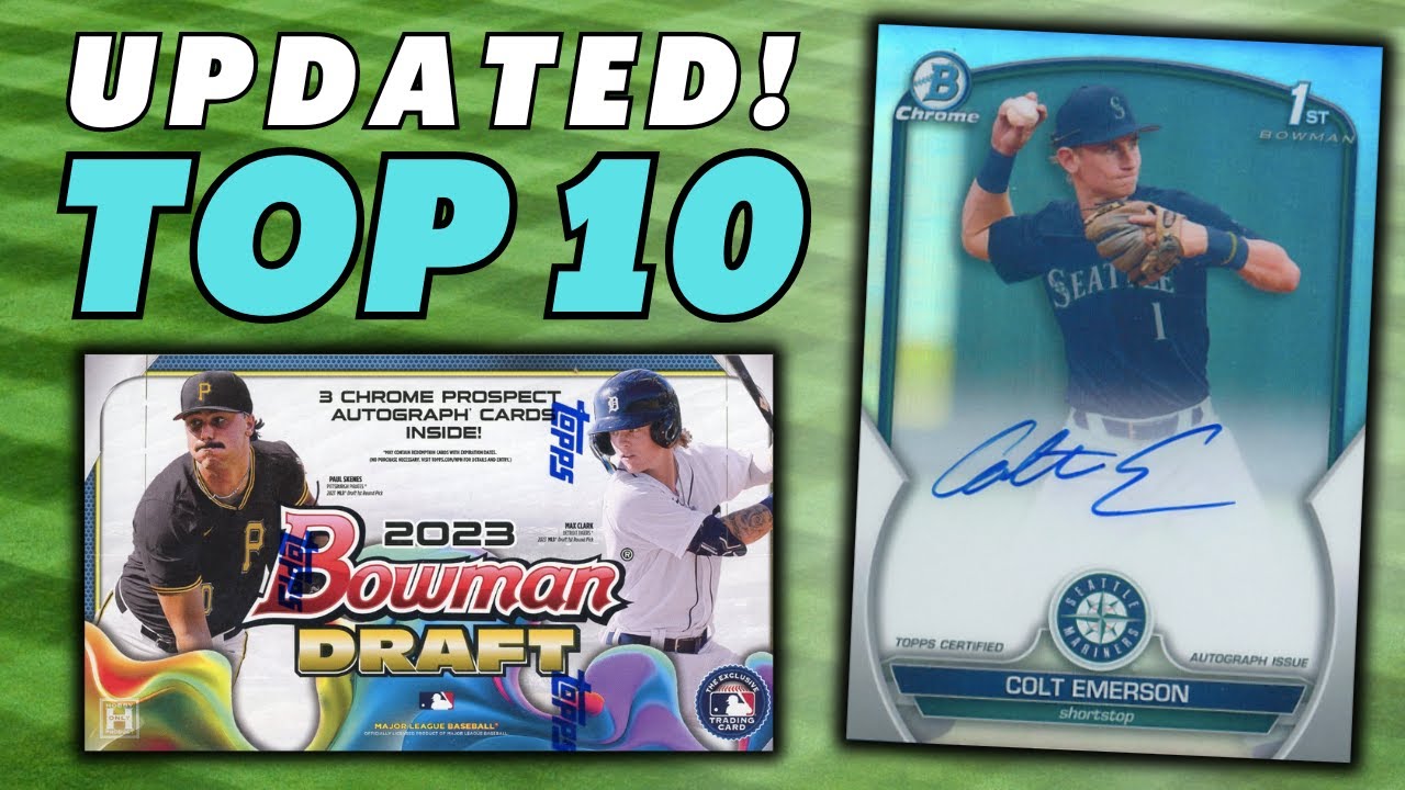 2023 Bowman Draft Top 10 Prospects Update | Bowman Chrome Baseball ...