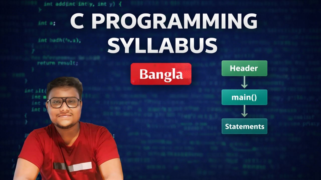 SYLLABUS | TOPIC TO BE COVER IN C PROGRAMMING LANGUAGE (BANGLA) - YouTube