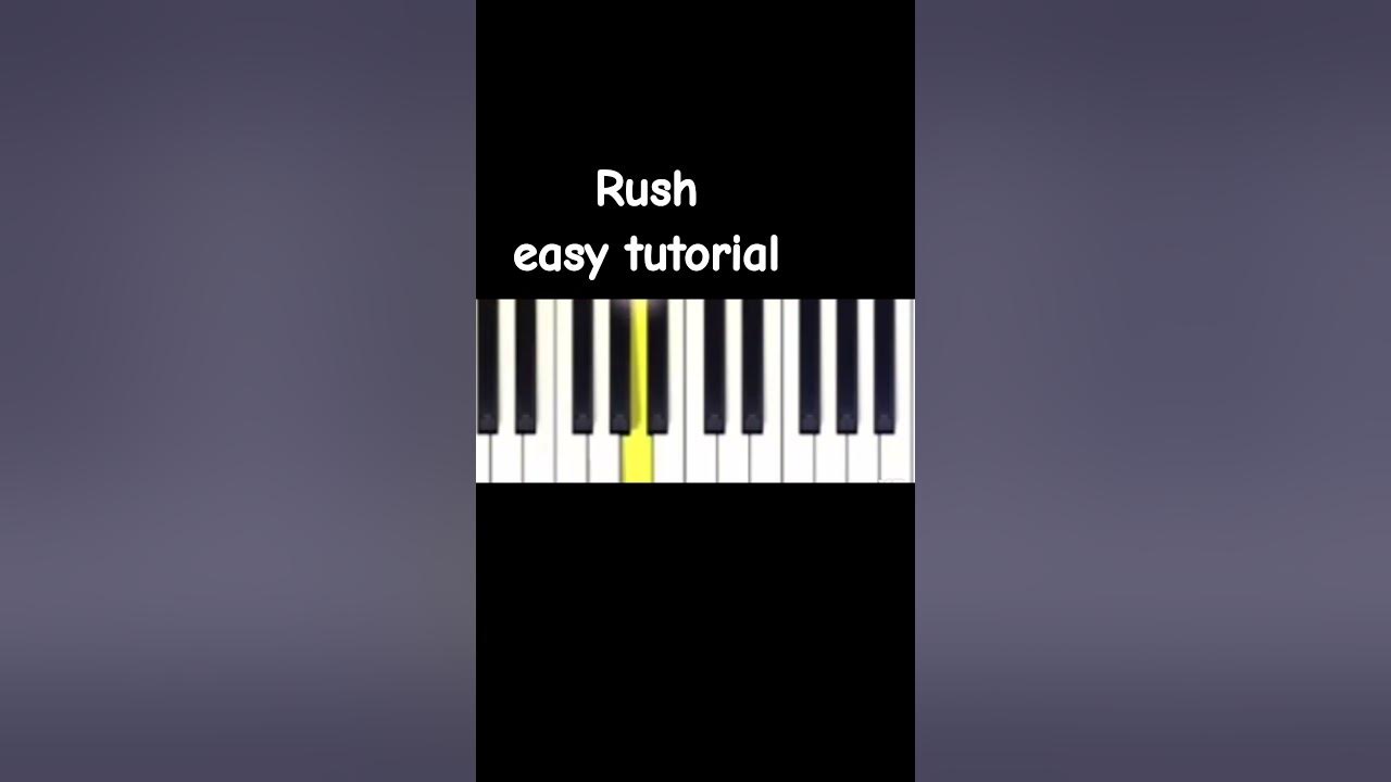 Rush -tutorial tastiera - YouTube