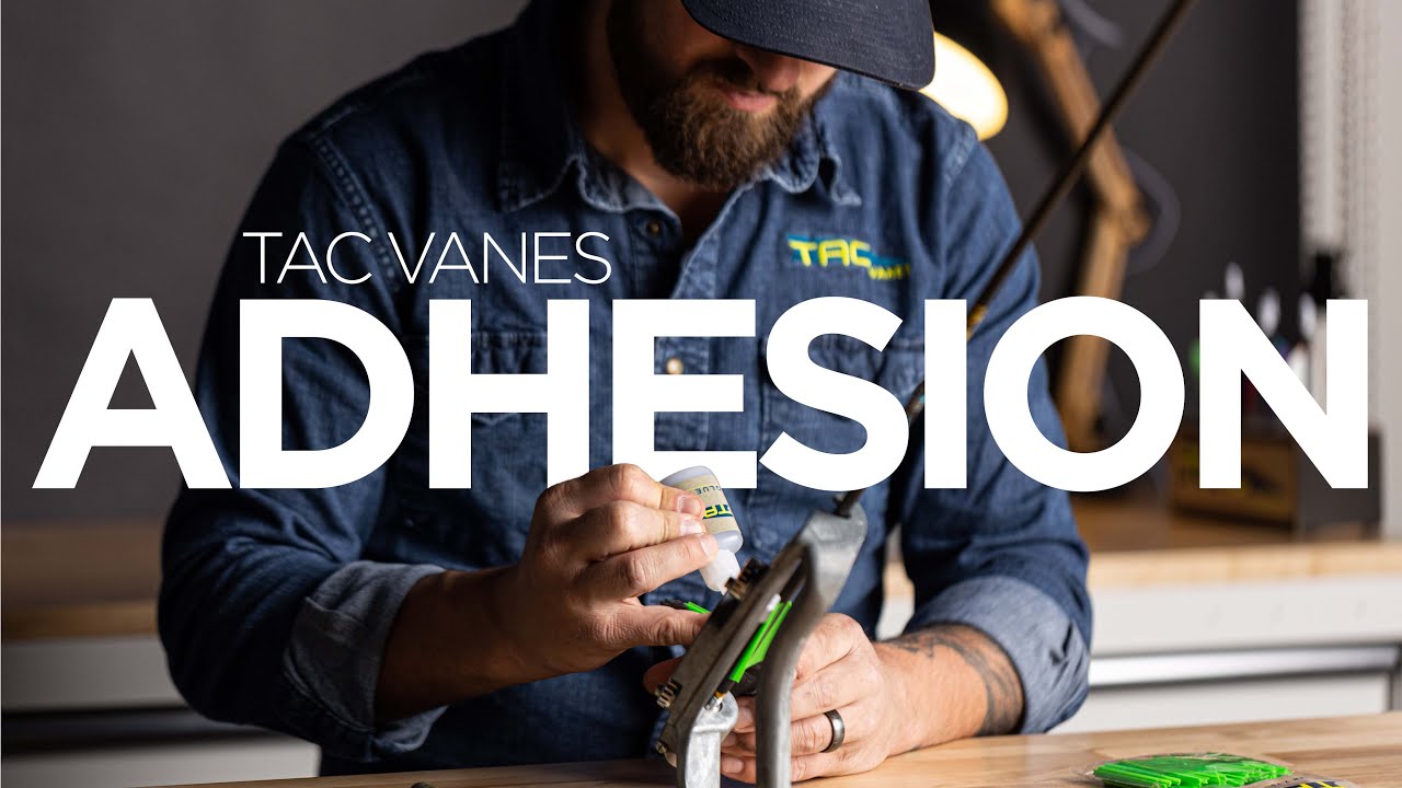 TAC Vanes Adhesion Tips for Fletching - YouTube