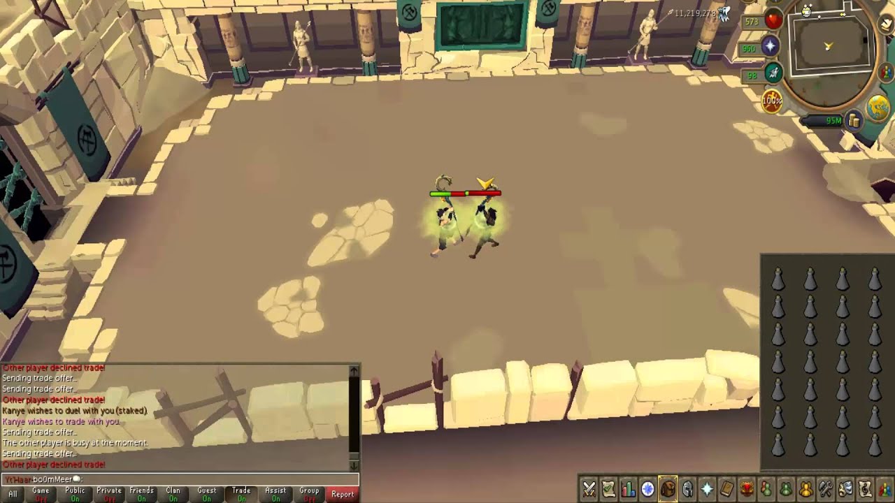 Runescape 3 (Duel Arena) Fast And Easy Way To Make Money/Or Lose It ...