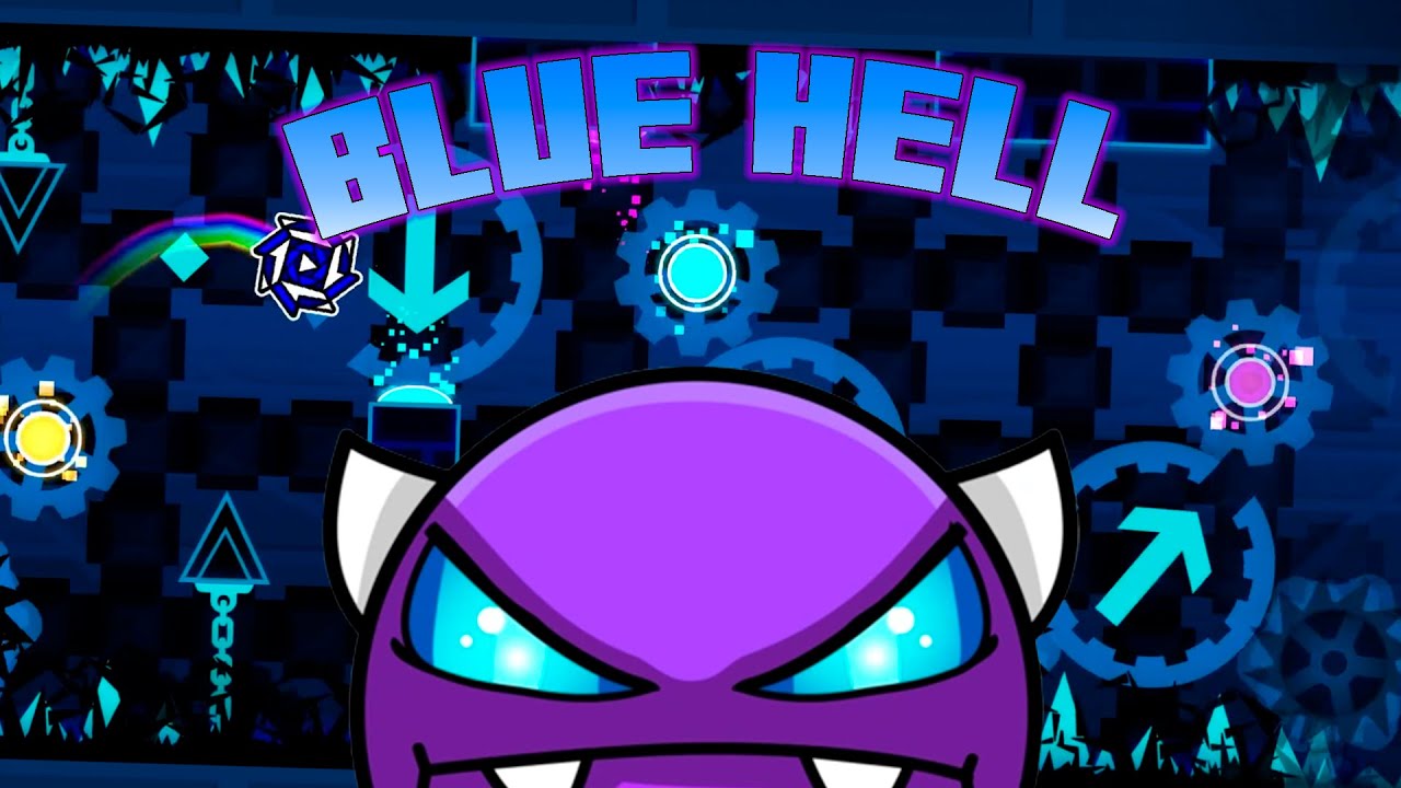 ''BLUE HELL'' 100% (EASY DEMON) | Súper David - YouTube