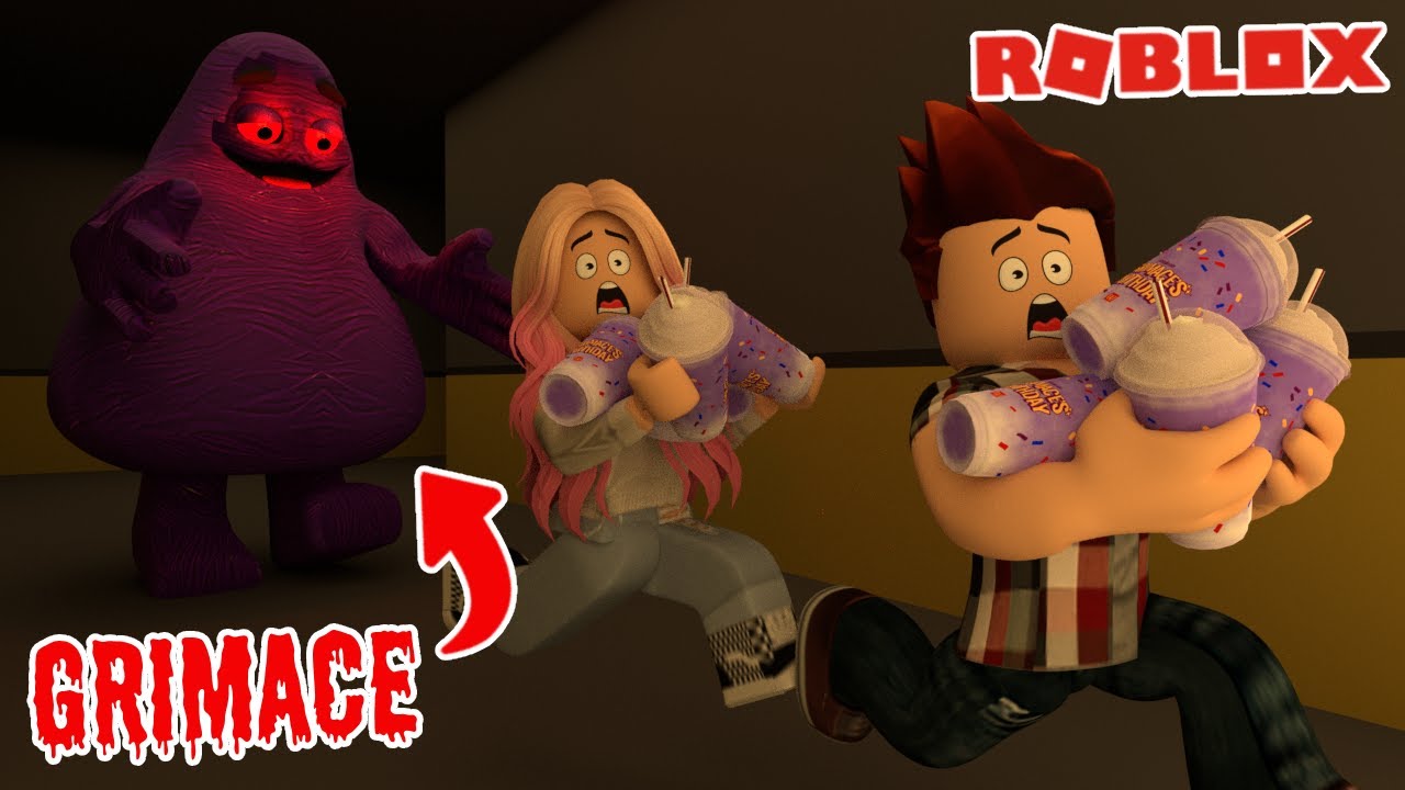 Nos PERSIGUE GRIMACE mientras BUSCAMOS sus GRIMACE SHAKES | GRIMACE ...