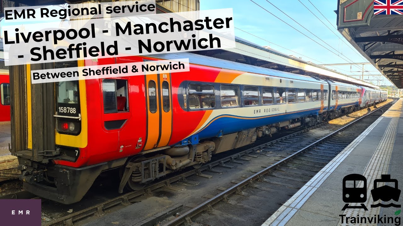 EMR Regional on the route Liverpool - Manchaster - Sheffield - Norwich ...