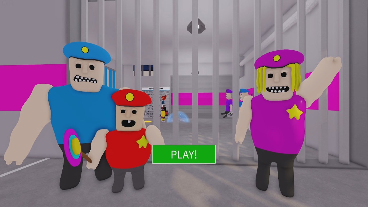 BUFF POLICE FAMILY PRISON RUN ESCAPE! [Full Walkthrough] Roblox ...