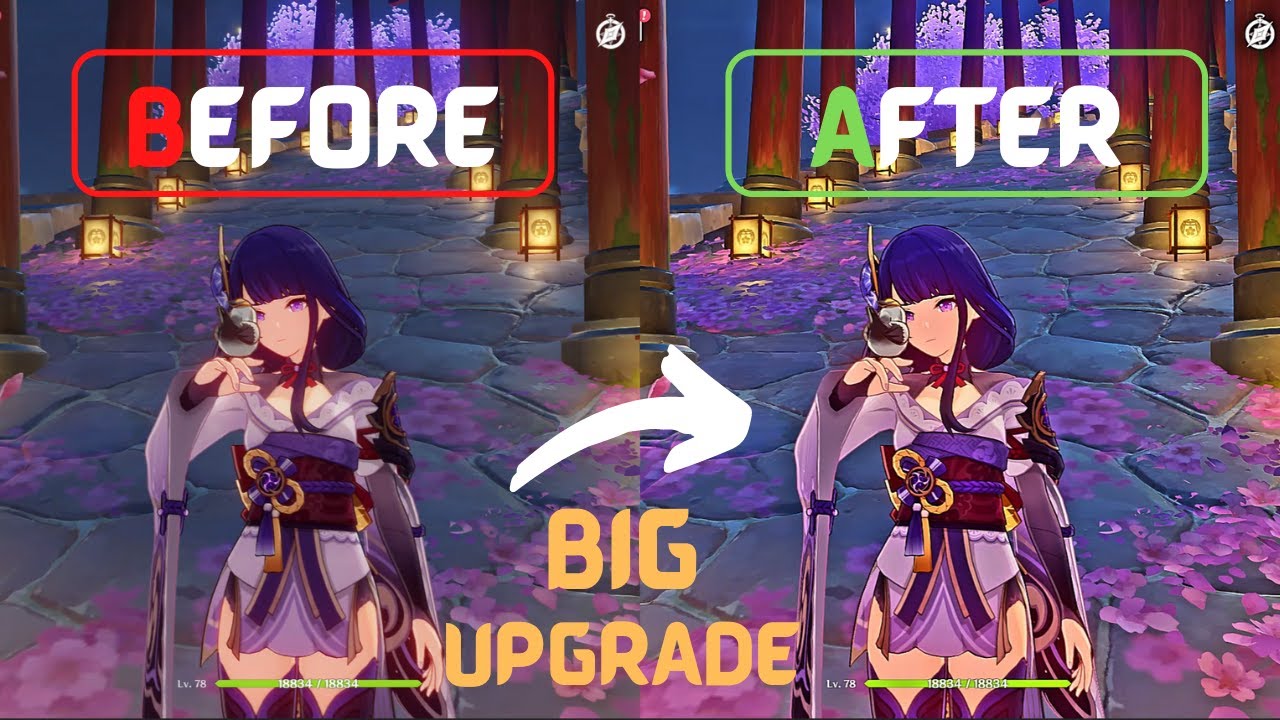 EASY way to Improve Genshin's Graphics - YouTube