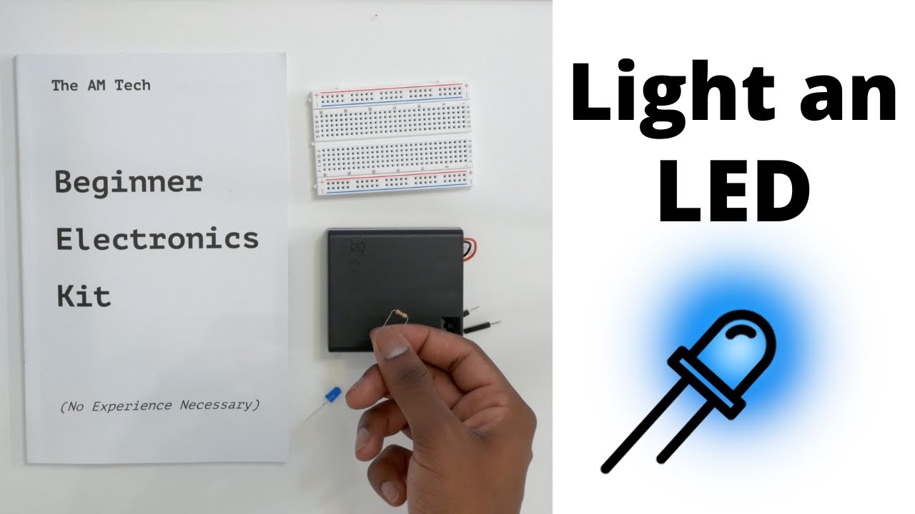 Your First Electronics Circuit... Lighting an LED | The AM Tech ...